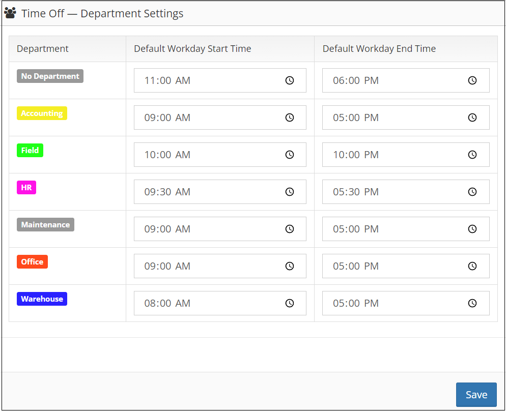 Setting up a Date Based Time Off – InStaff Knowledgebase