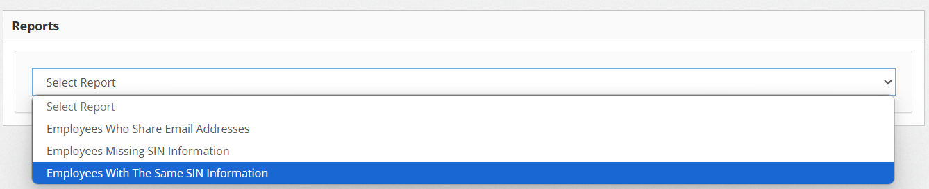 How to Identify Employees with the Same SSN/SIN – InStaff Knowledgebase