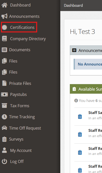 How to check Certificates - Employees' Guide – InStaff Knowledgebase