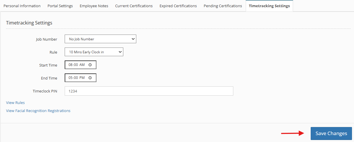 Time Clock: How to Set up Time Clock Pin – InStaff Knowledgebase