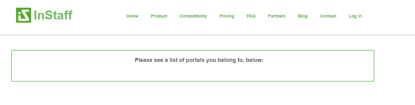 Steps to log in to your portal – InStaff Knowledgebase